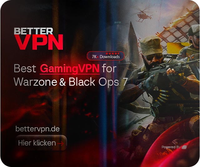 BetterVPN - Die #1 Warzone VPN gegen Bots spielen
